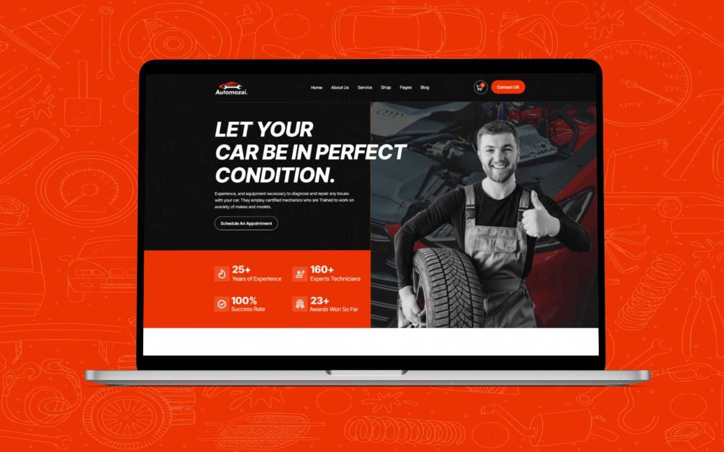 Automozai - Automotive HTML5 Responsive Website Template