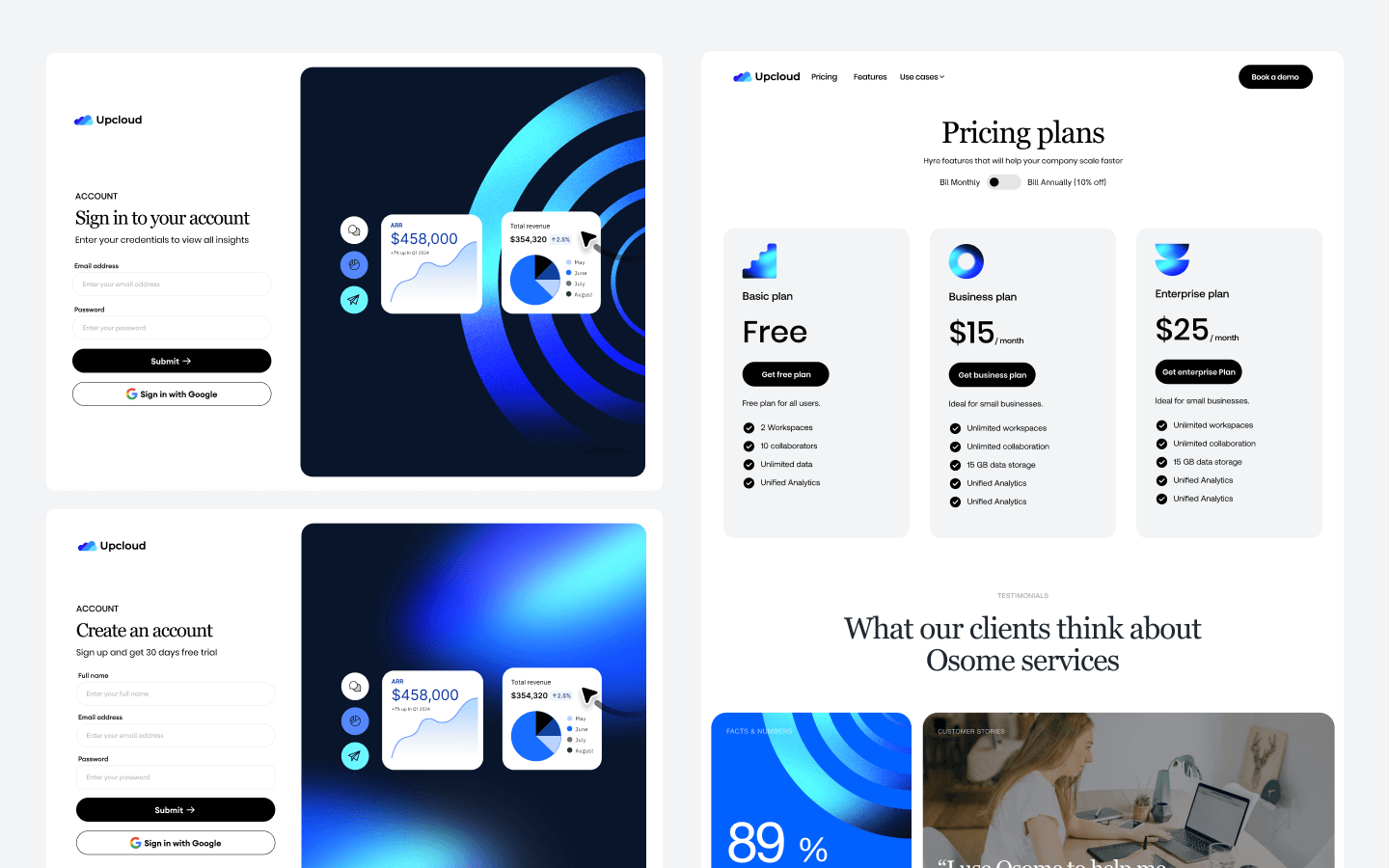 Upcloud Agency Html5 Responsive Website Template