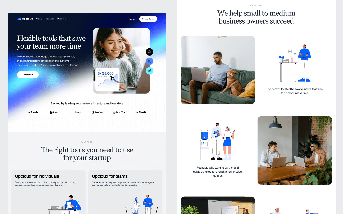 Upcloud Agency Html5 Responsive Website Template