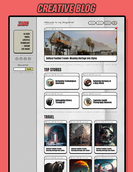 Nost - Blog HTML5 Responsive Website Template