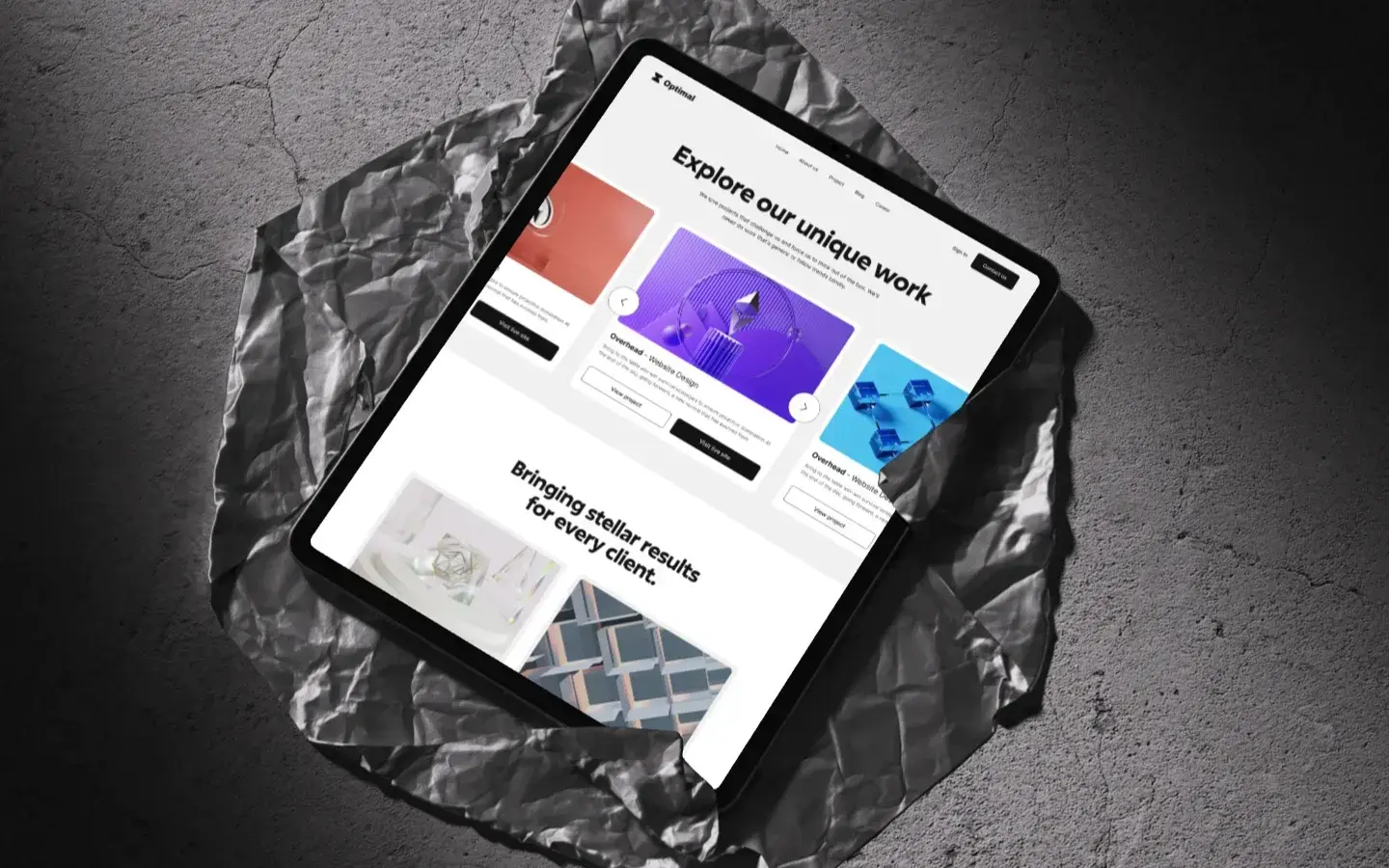 Optimal - Agency HTML5 Responsive Website Template