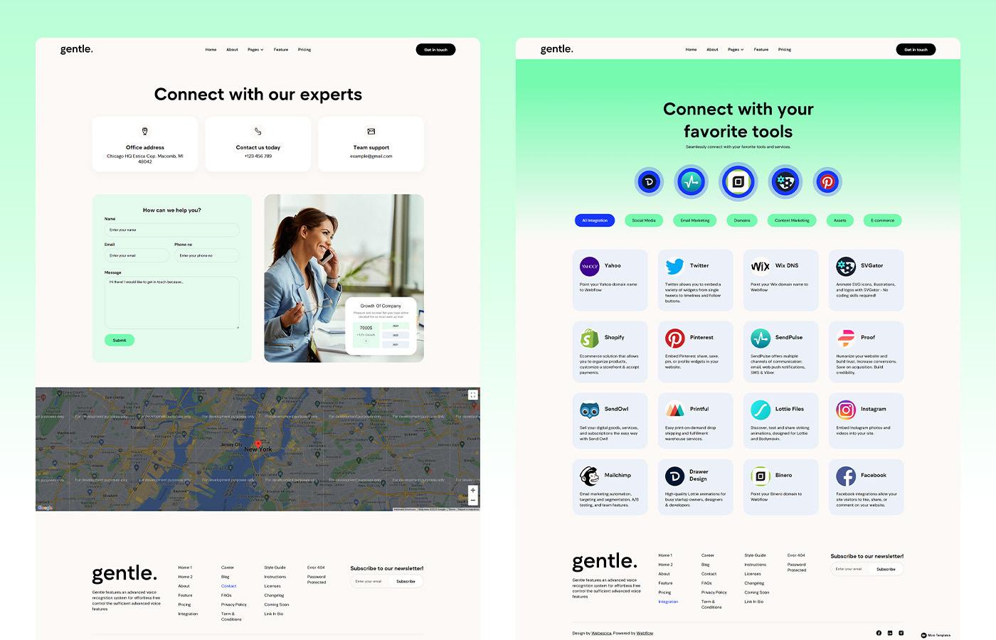 Gentle - Software HTML5 Responsive Website Template