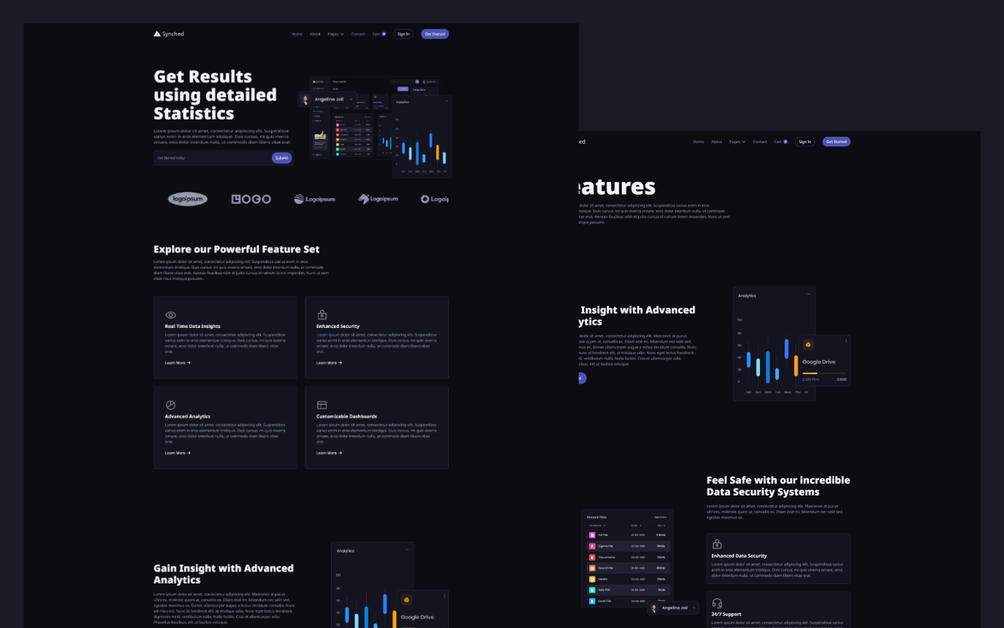 Synched - SaaS HTML5 Responsive Website Template