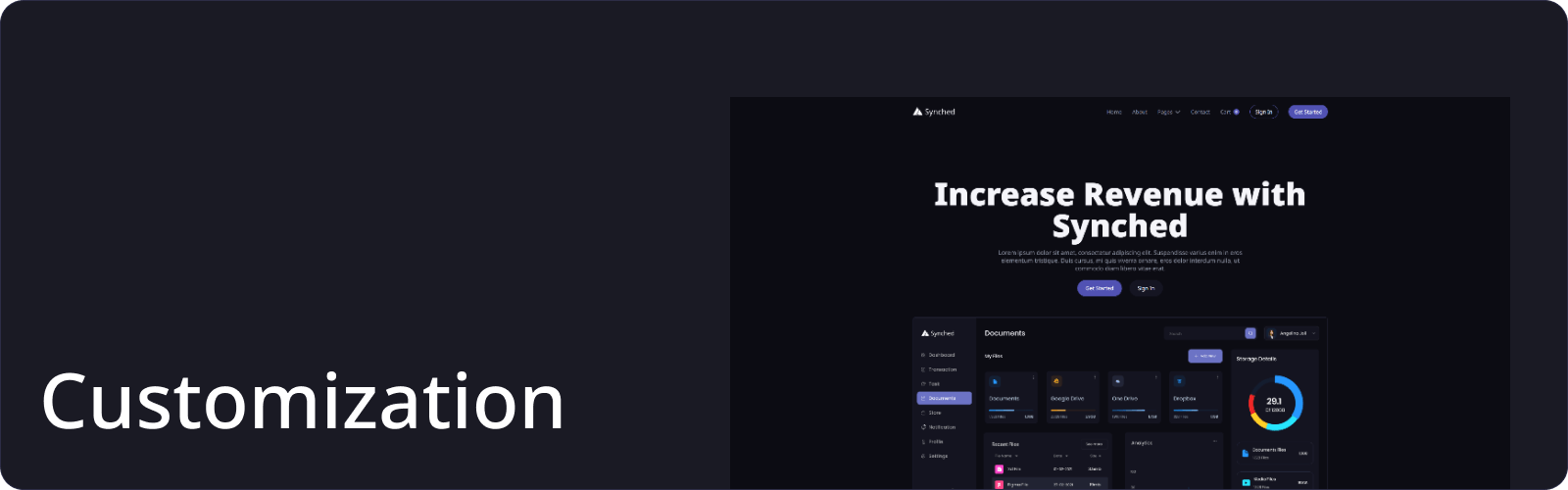 Synched - SaaS HTML5 Responsive Website Template