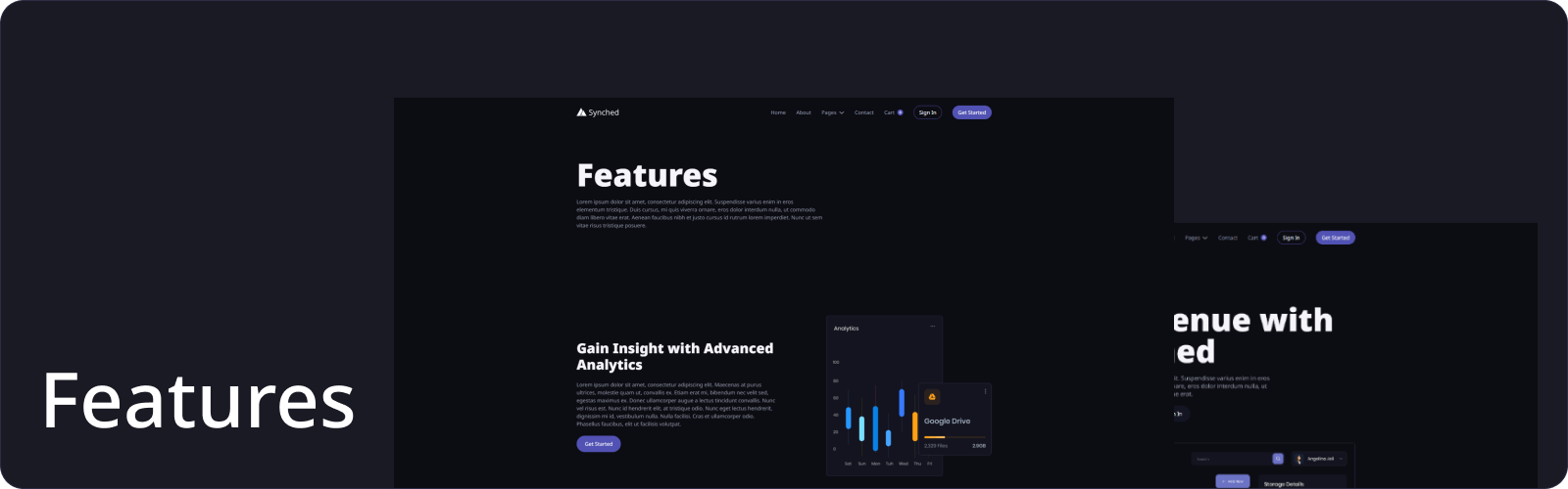 Synched - SaaS HTML5 Responsive Website Template