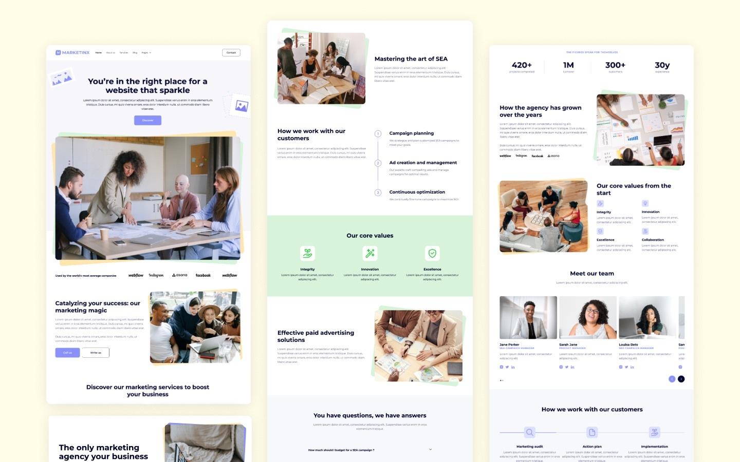 Marketinx - Agency HTML5 Responsive Website Template
