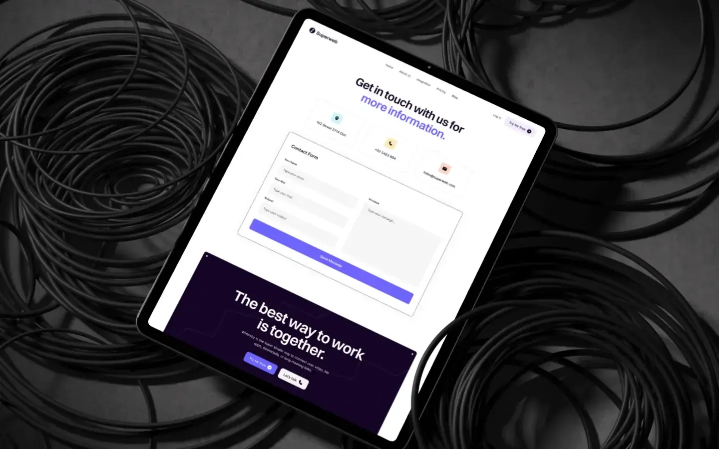 Superweb - SaaS HTML5 Responsive Website Template