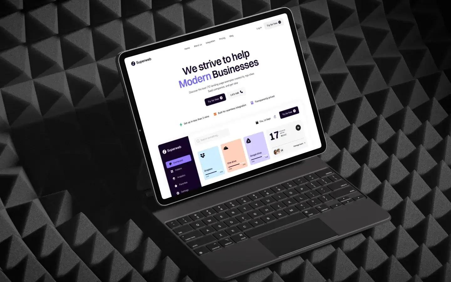 Superweb - SaaS HTML5 Responsive Website Template