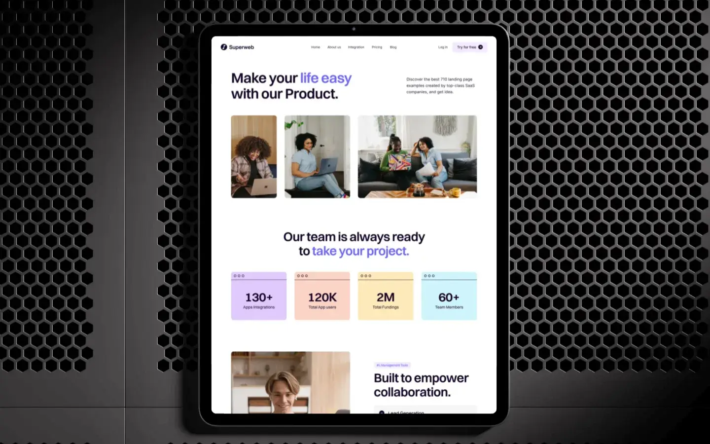 Superweb - SaaS HTML5 Responsive Website Template
