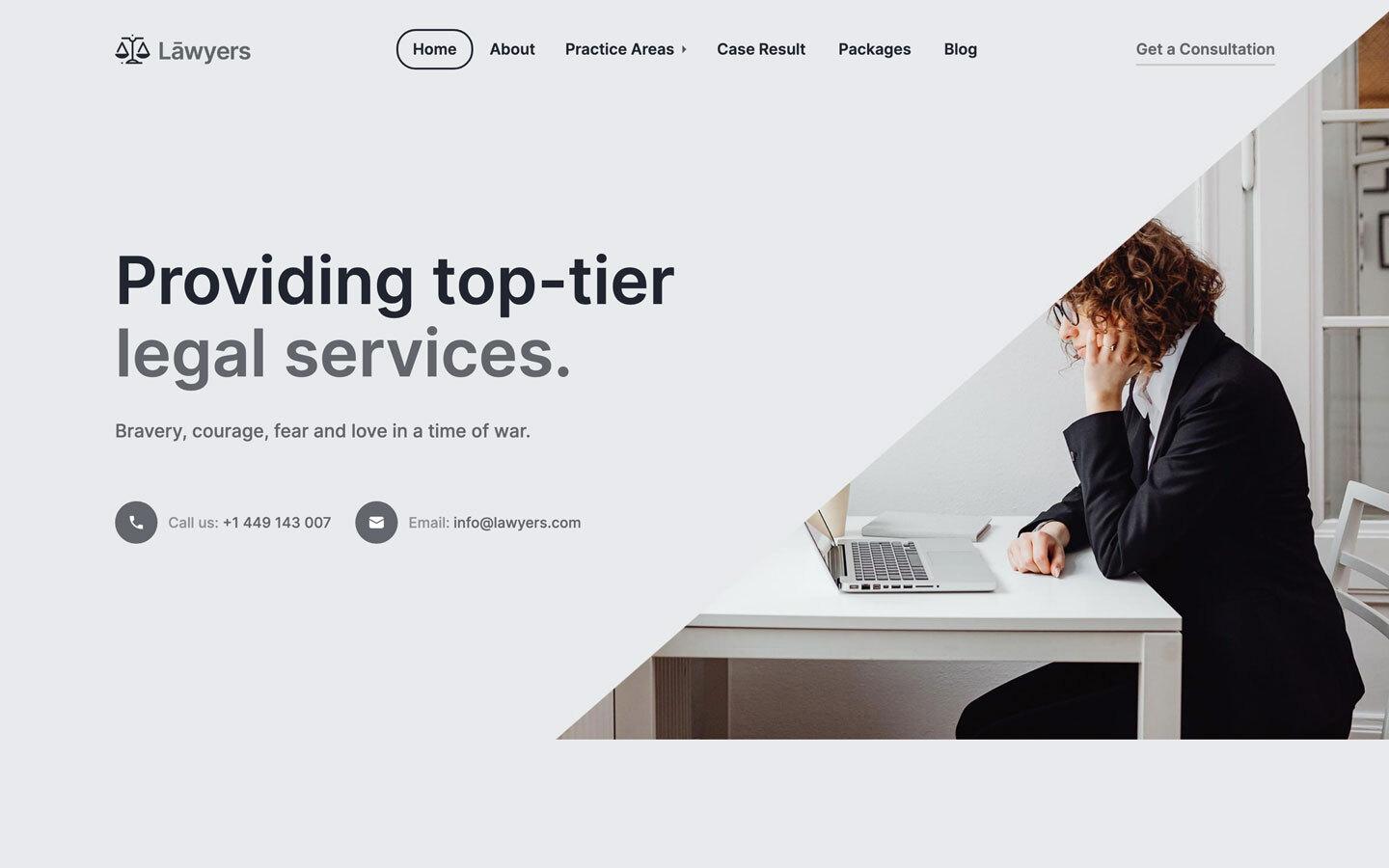 Lwyers - Law Firm HTML5 Responsive Website Template