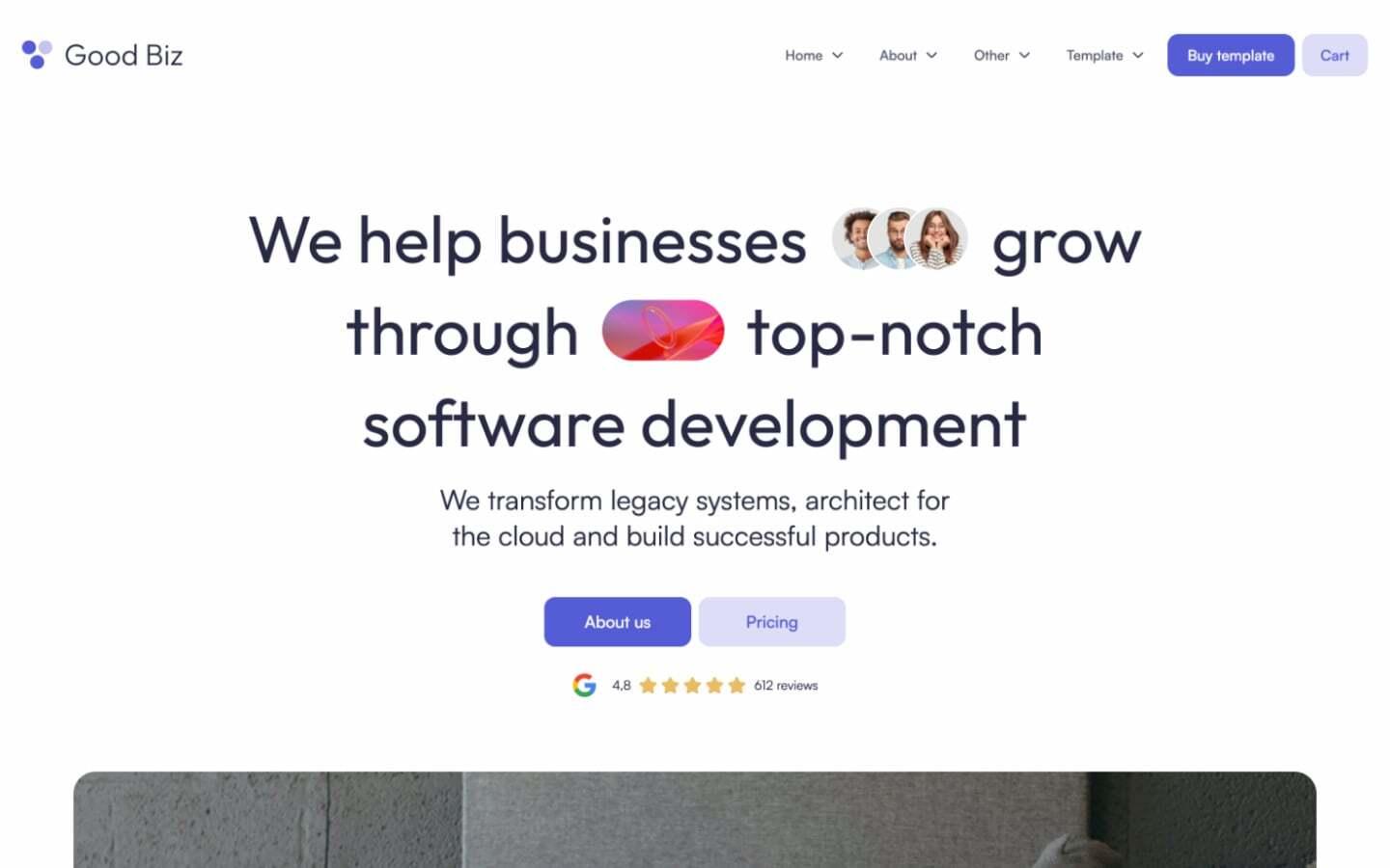 Good Biz - Business HTML5 Responsive Website Template