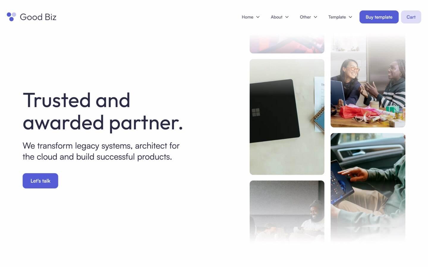 Good Biz - Business HTML5 Responsive Website Template