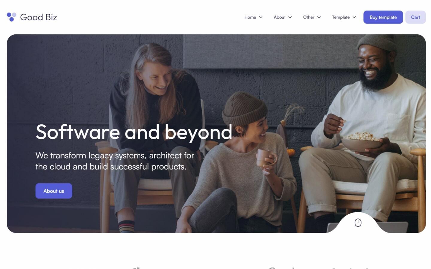Good Biz - Business HTML5 Responsive Website Template