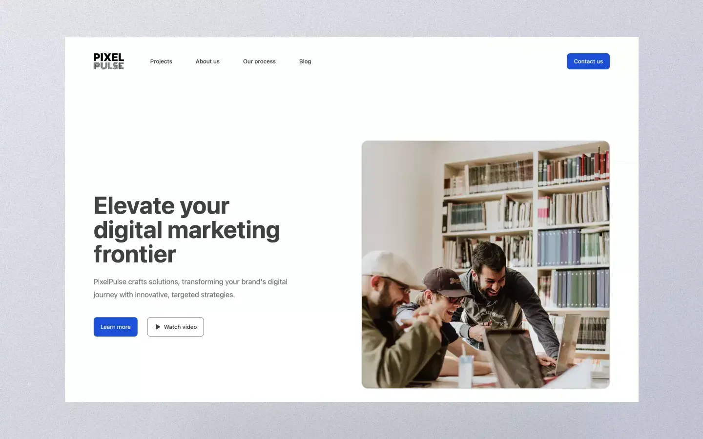 PixelPulse - Agency HTML5 Responsive Website Template