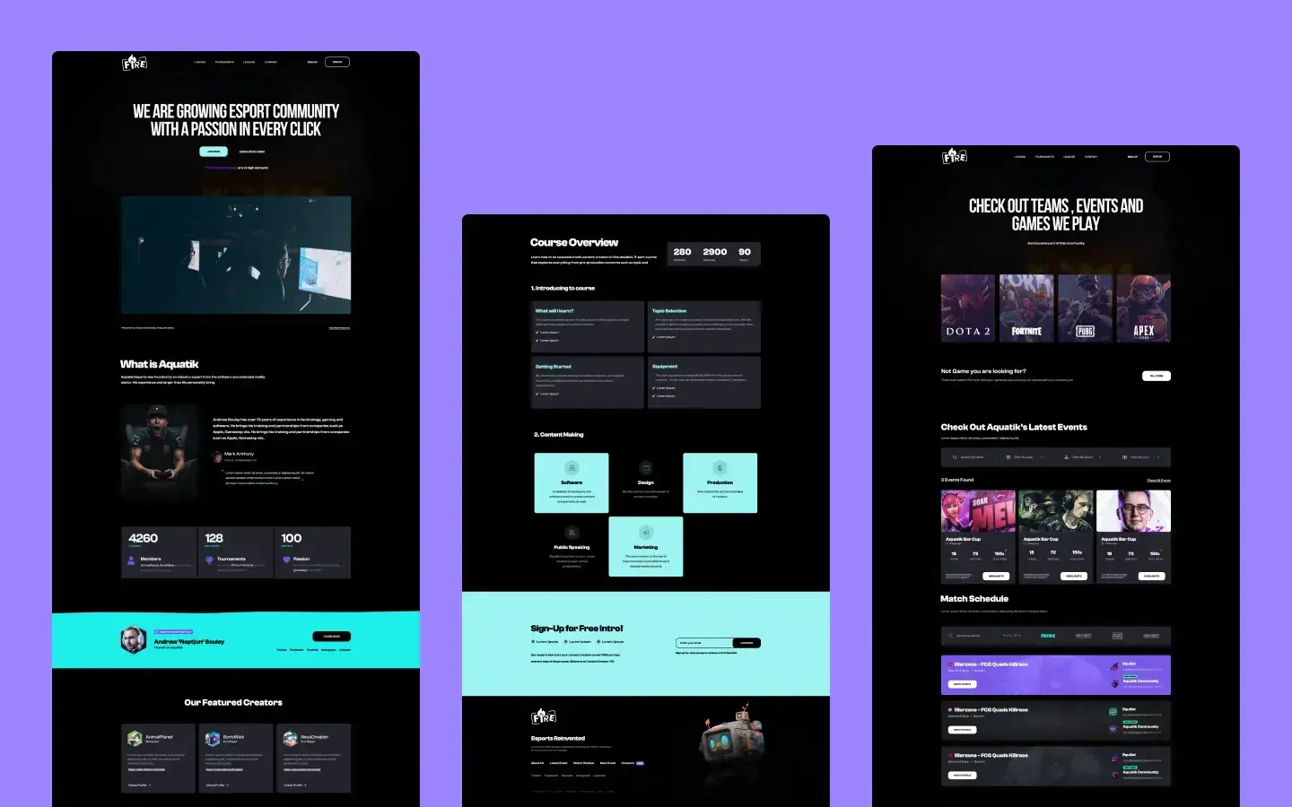 Fire - Game HTML5 Responsive Website Template