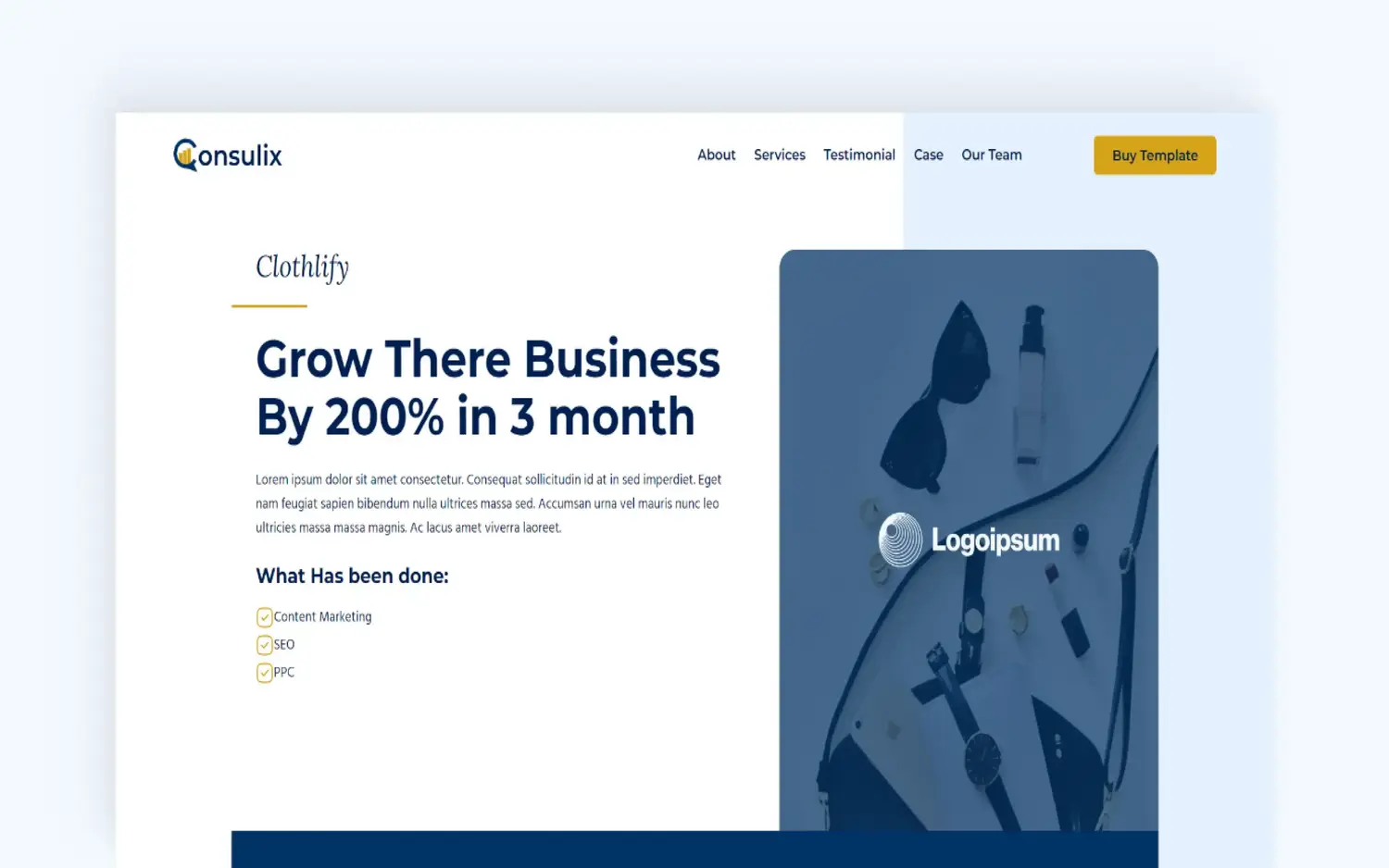 Consulix - Consulting HTML5 Responsive Website Template