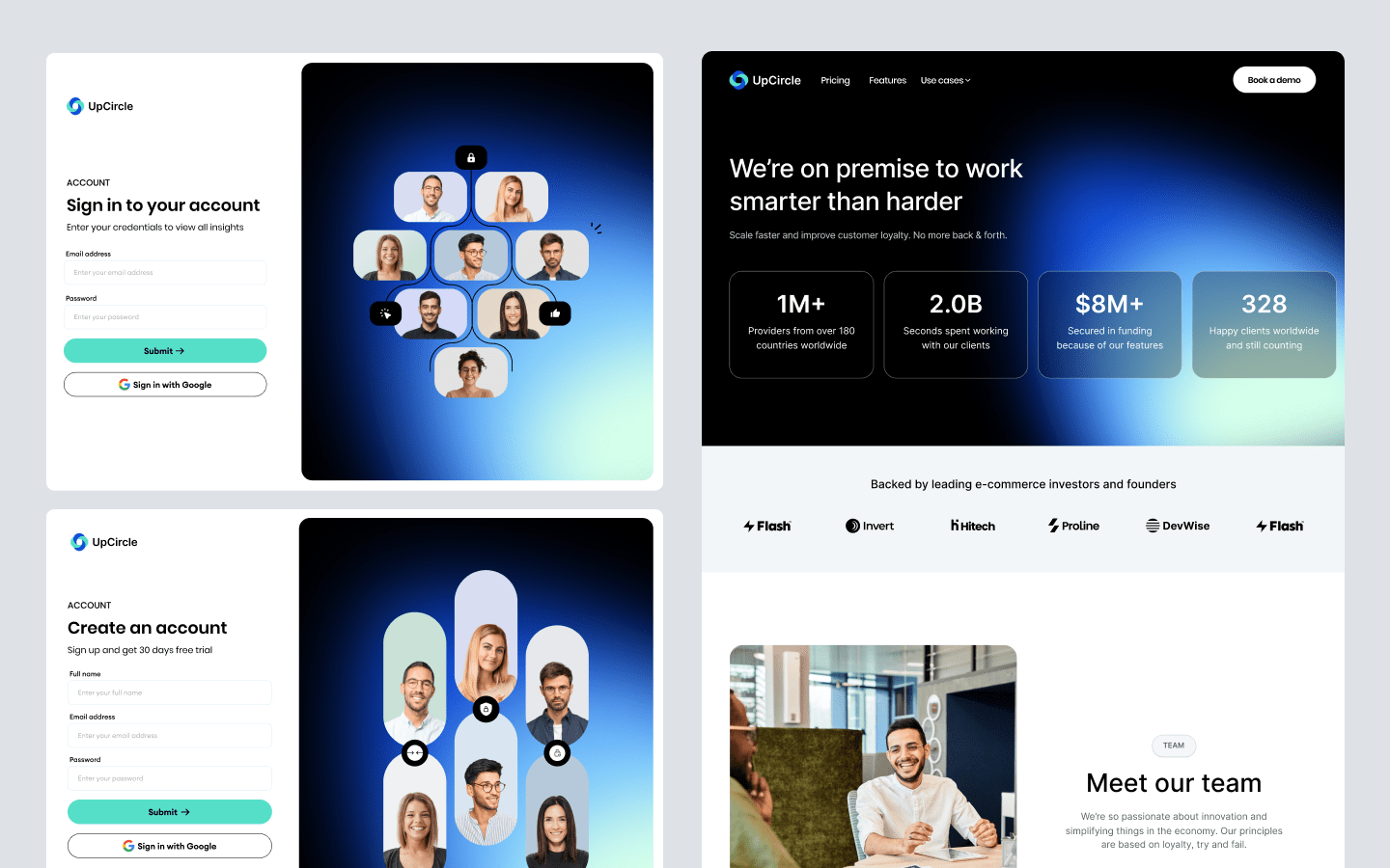 UpCircle - Startup HTML5 Responsive Website Template