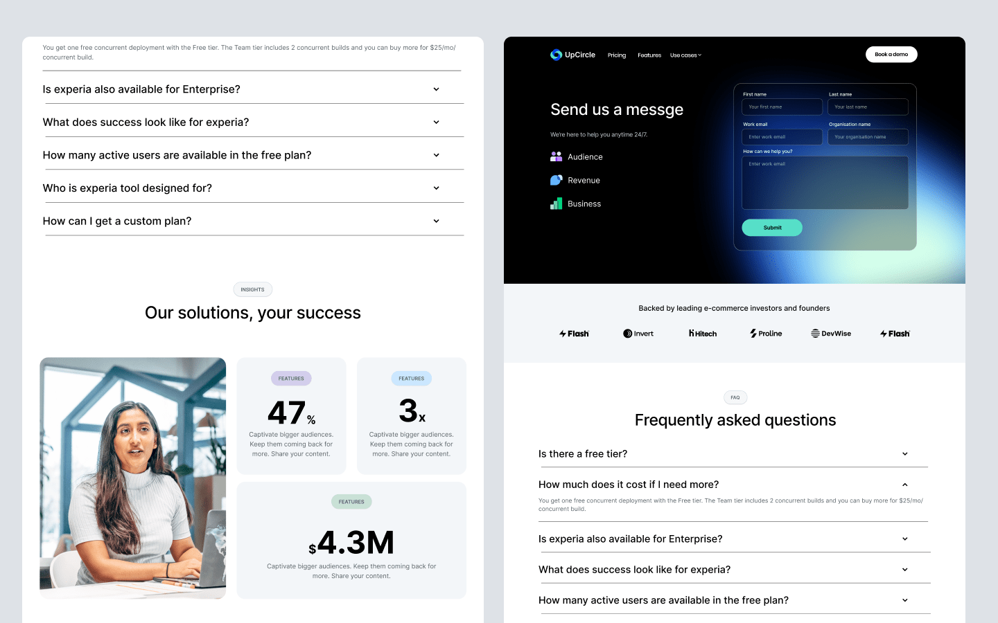UpCircle - Startup HTML5 Responsive Website Template