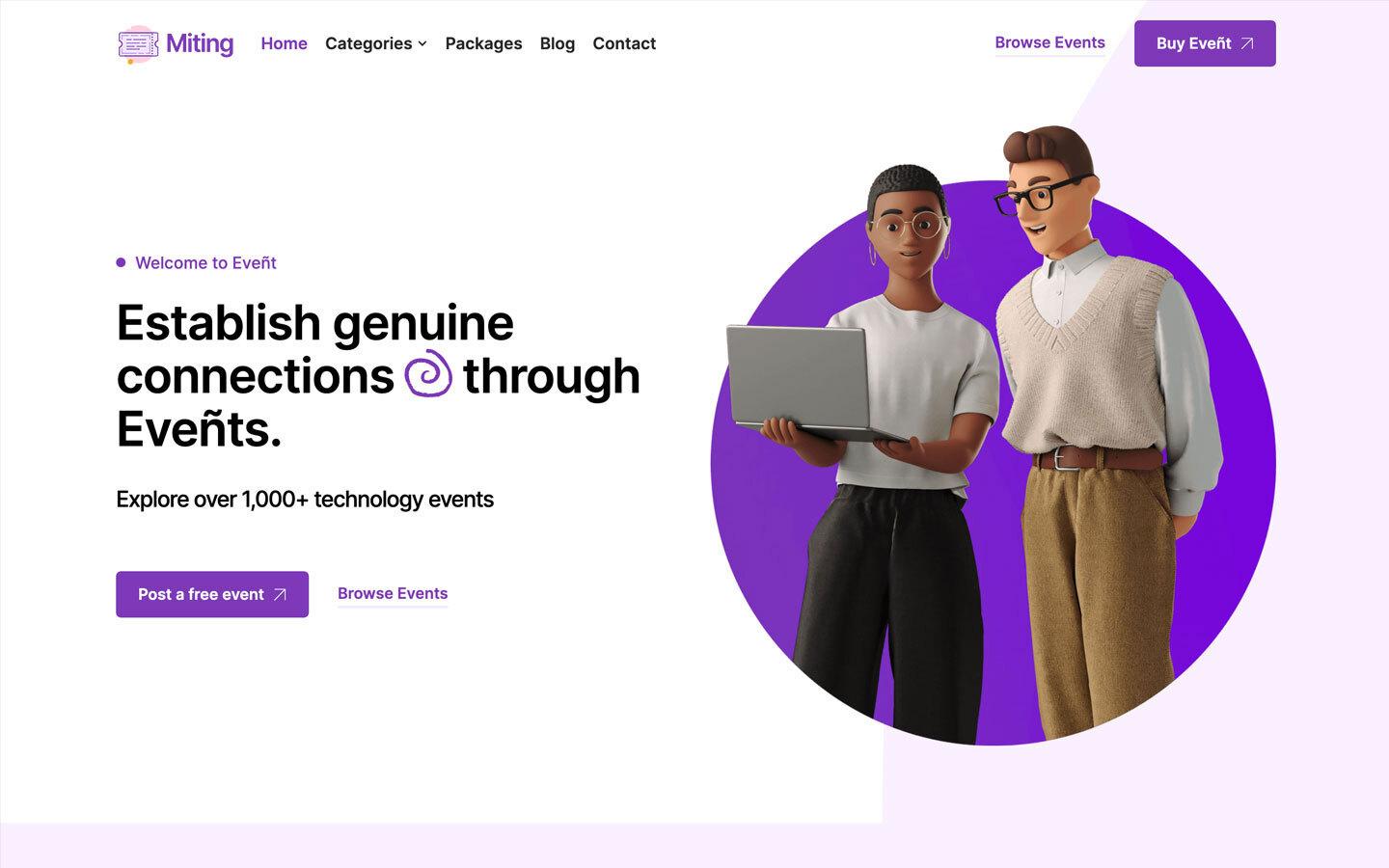 Miting - Event HTML5 Responsive Website Template