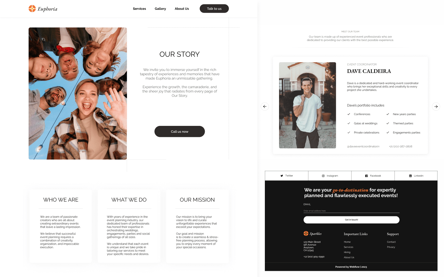 Euphoria - Event HTML5 Responsive Website Template