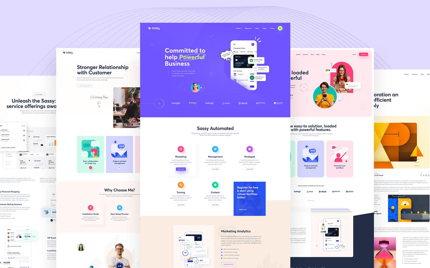 Sassy - SaaS HTML5 Responsive Website Template