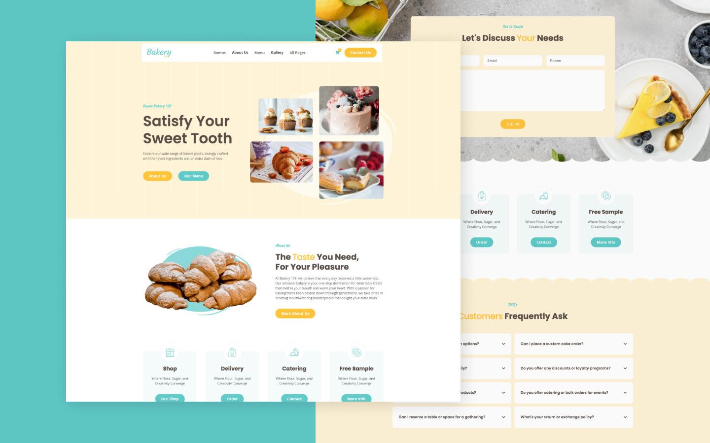 Bakery 128 - Cafe HTML5 Responsive Website Template