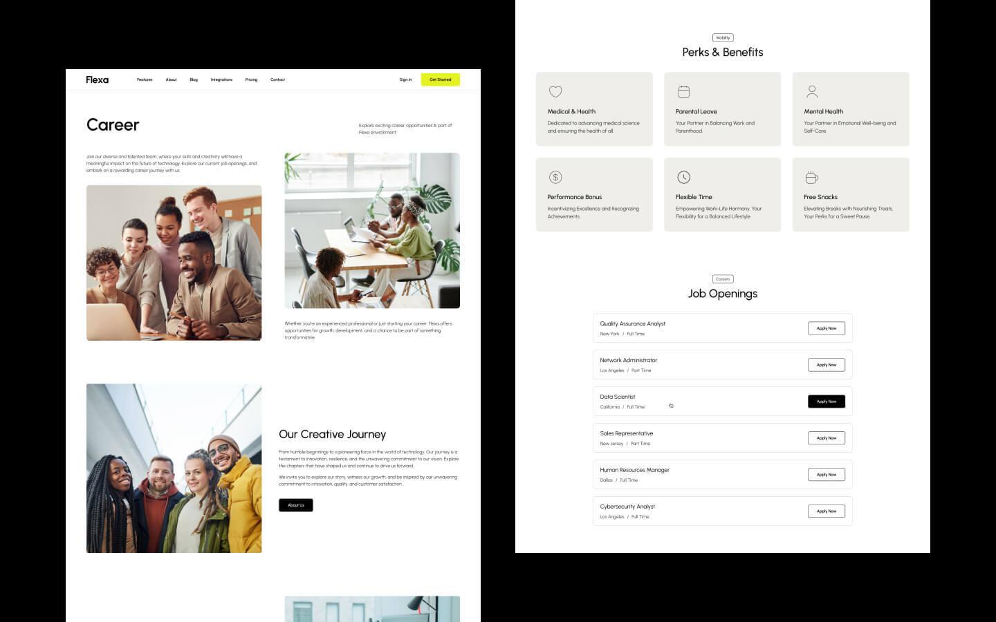 Flexa - SaaS HTML5 Responsive Website Template