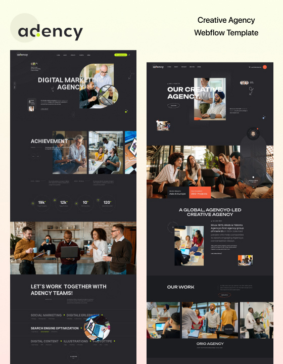 Adency - Agency HTML5 Responsive Website Template