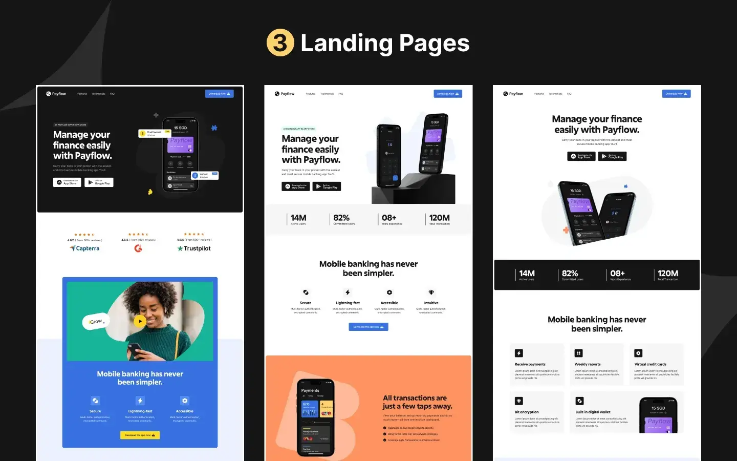 Payflow - App HTML5 Responsive Website Template