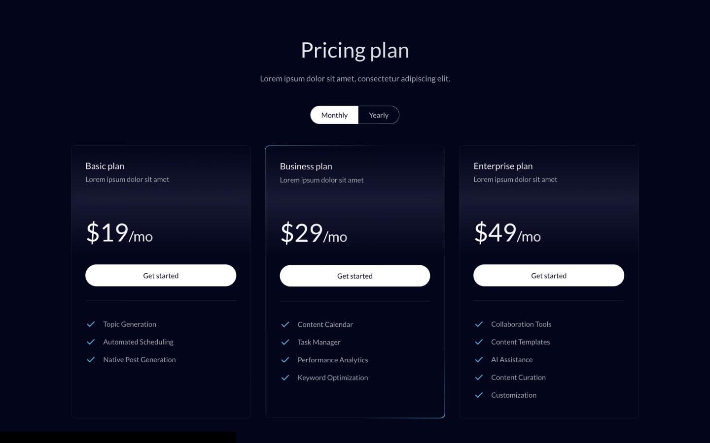 Ai-Content - SaaS HTML5 Responsive Website Template