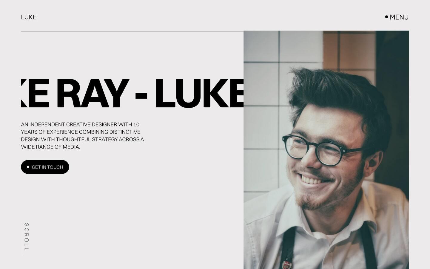 Luke - Portfolio HTML5 Responsive Website Template