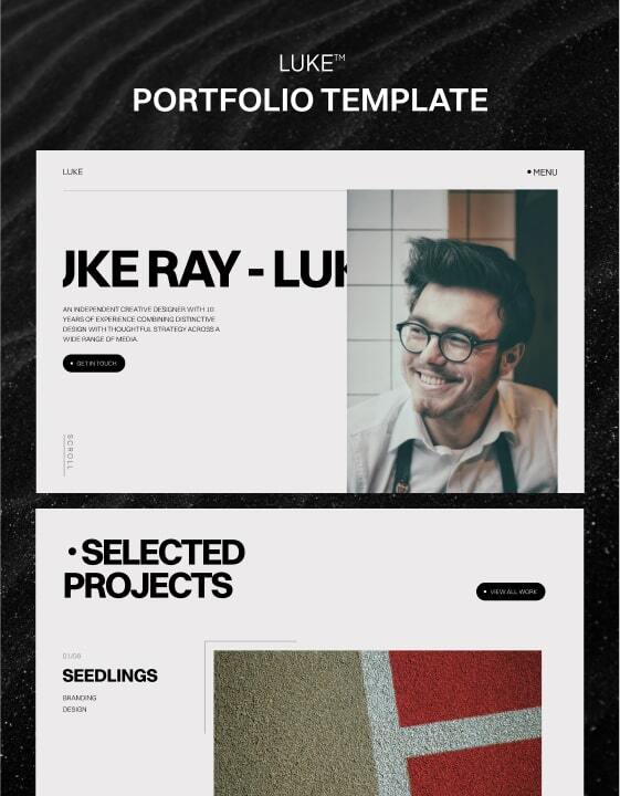 Luke - Portfolio HTML5 Responsive Website Template