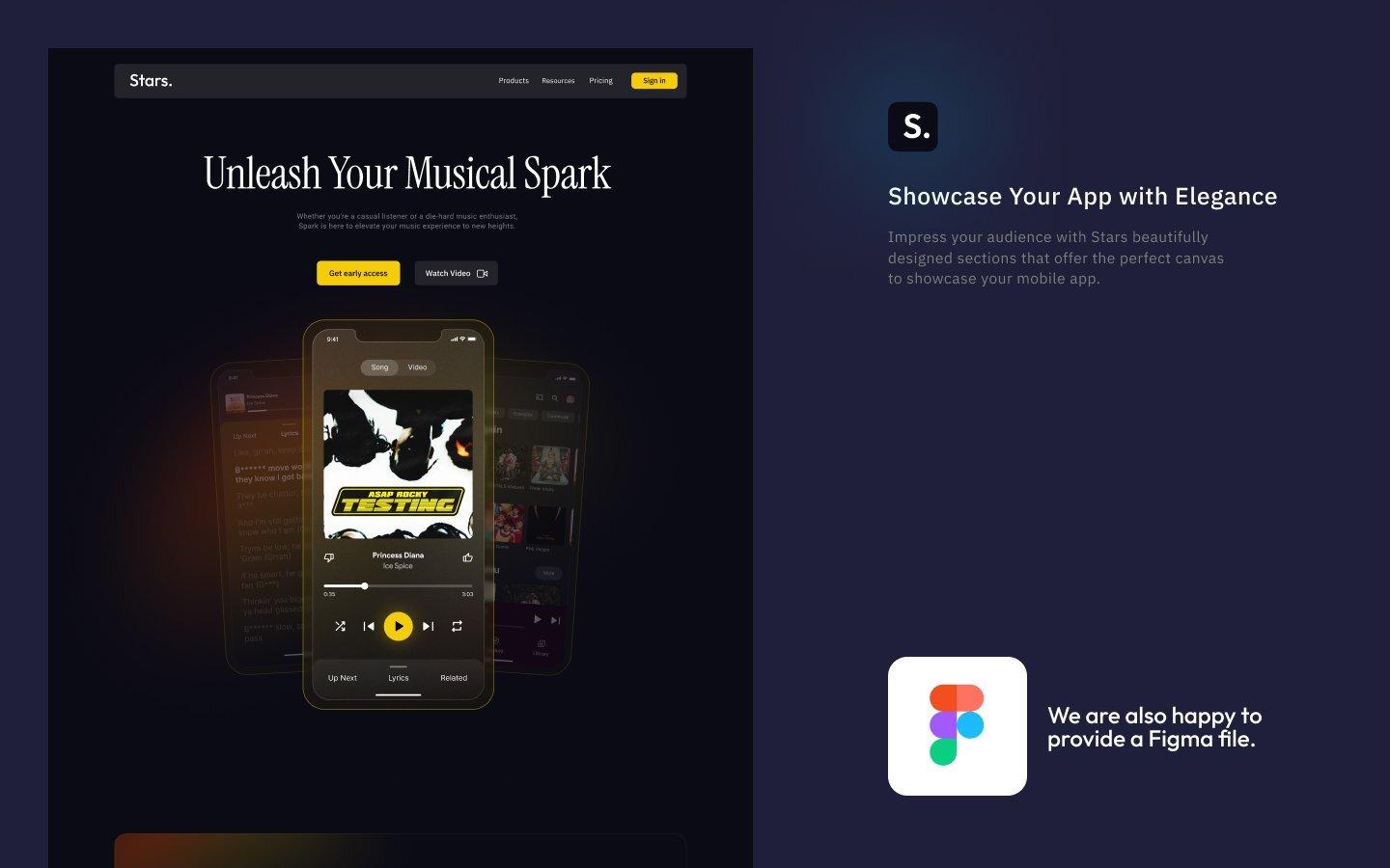 Stars - App HTML5 Responsive Website Template