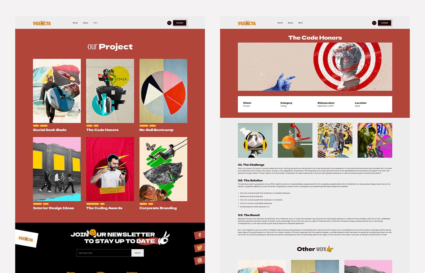 Vgencya - Agency HTML5 Responsive Website Template