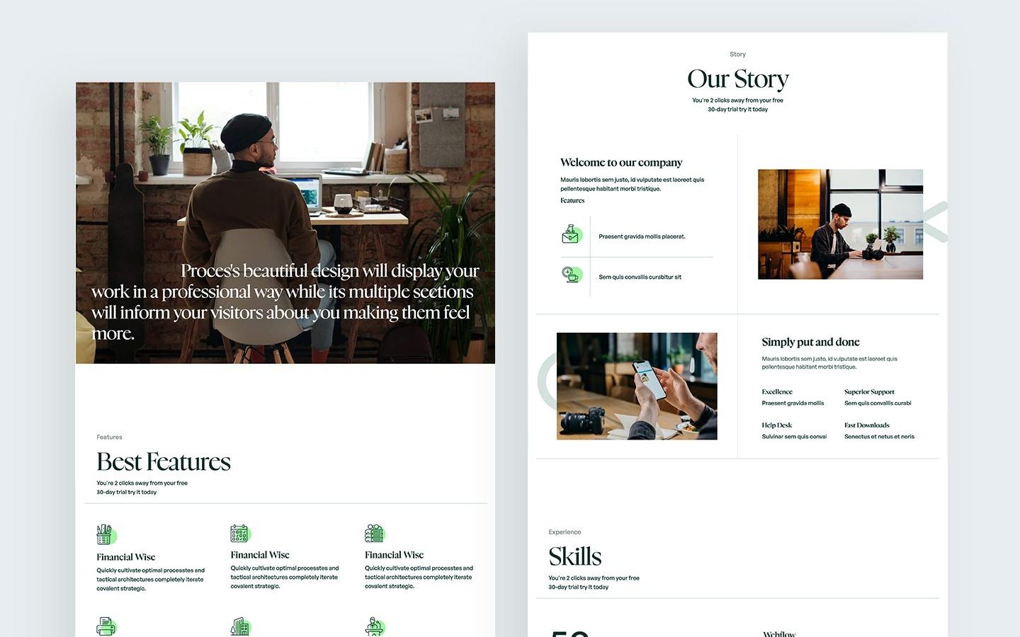 Process - Designer HTML5 Responsive Website Template