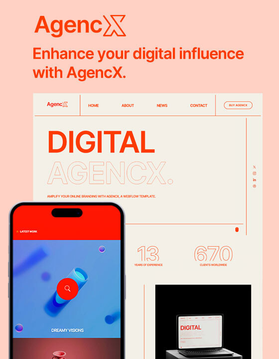 AgencX - Agency HTML5 Responsive Website Template