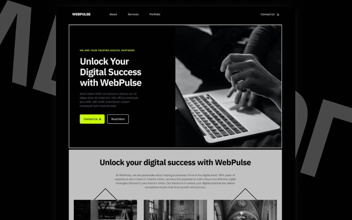 WebPulse - Landing page HTML5 Responsive Website Template