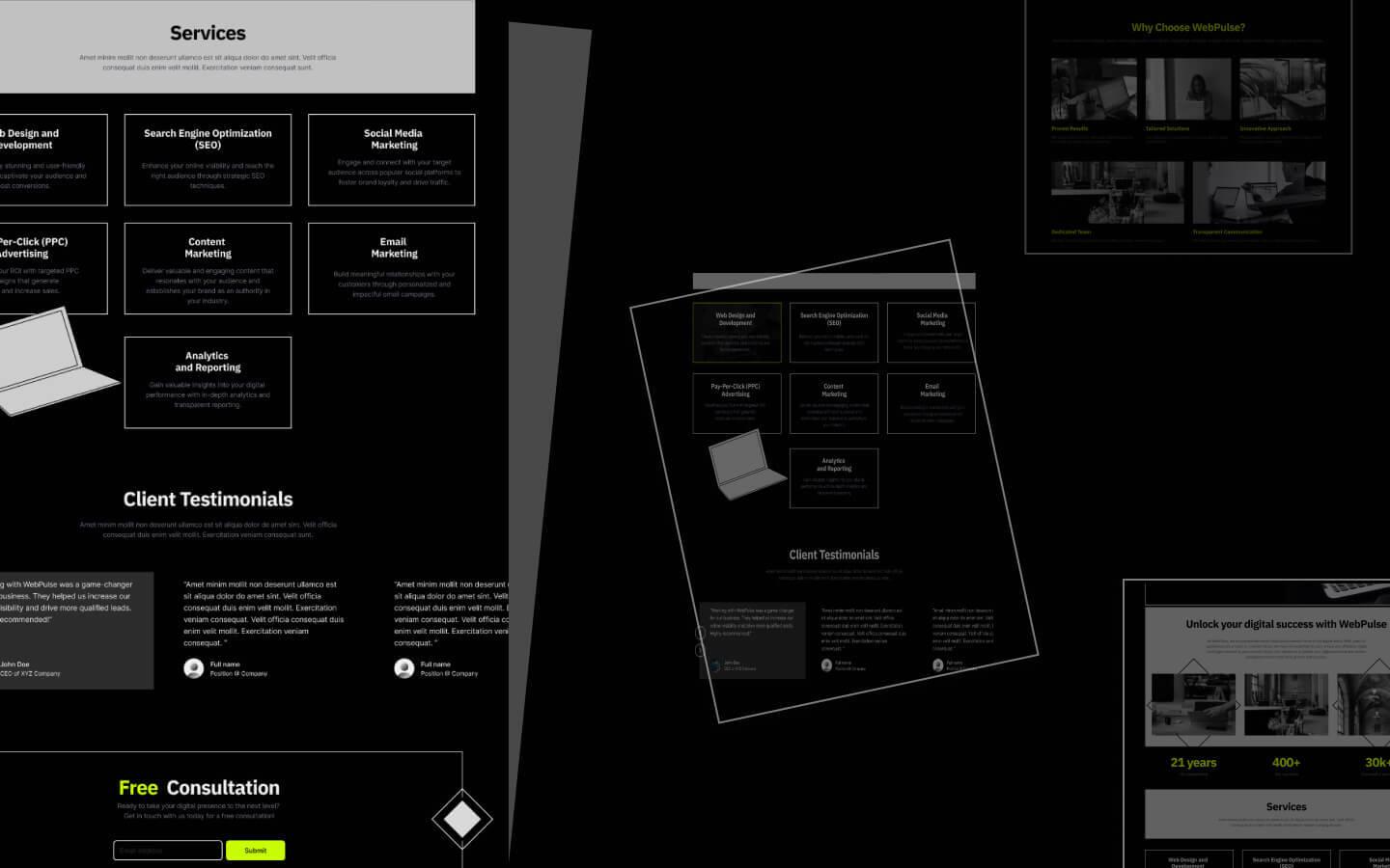 WebPulse - Landing page HTML5 Responsive Website Template