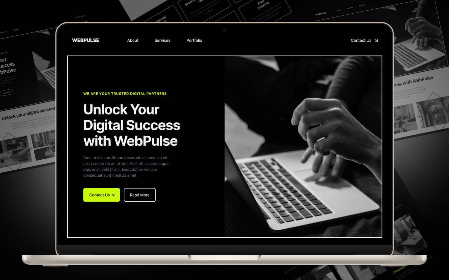 WebPulse - Landing page HTML5 Responsive Website Template