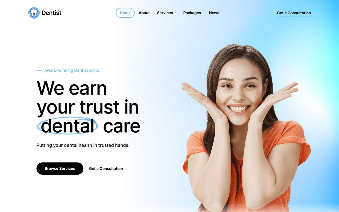 Dntist - Dentist HTML5 Responsive Website Template