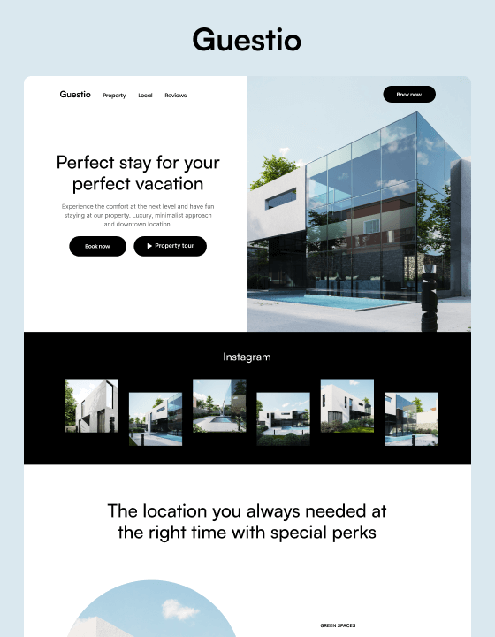 Guestio - Guesthouse HTML5 Responsive Website Template