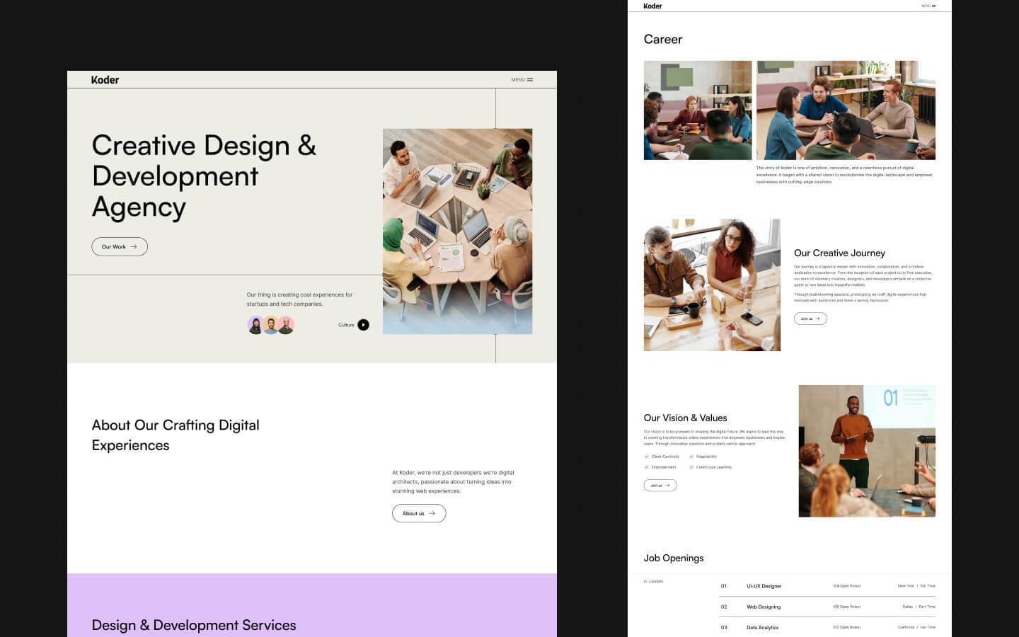 Koder - Agency HTML5 Responsive Website Template