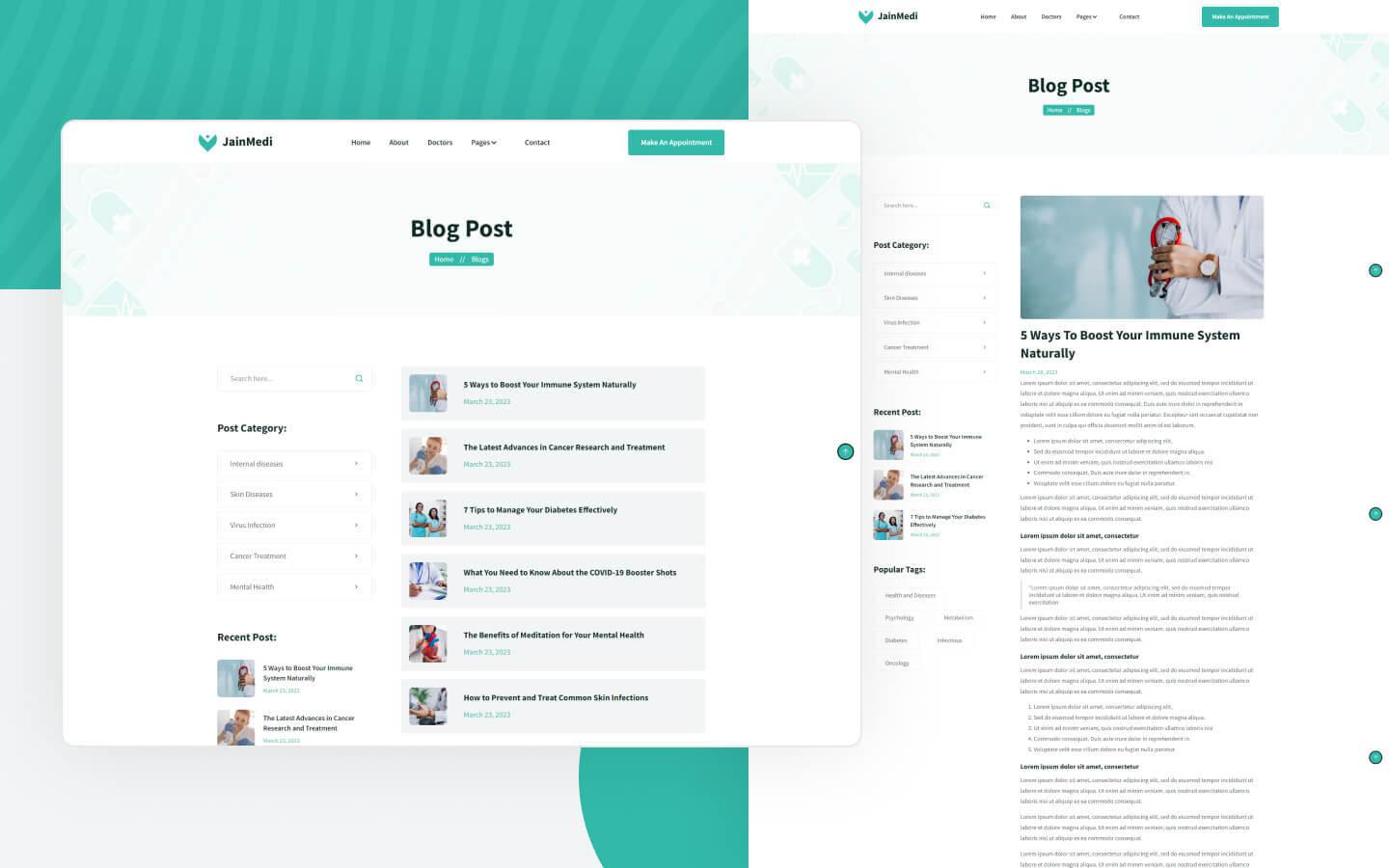 Jainmedi - Doctor HTML5 Responsive Website Template
