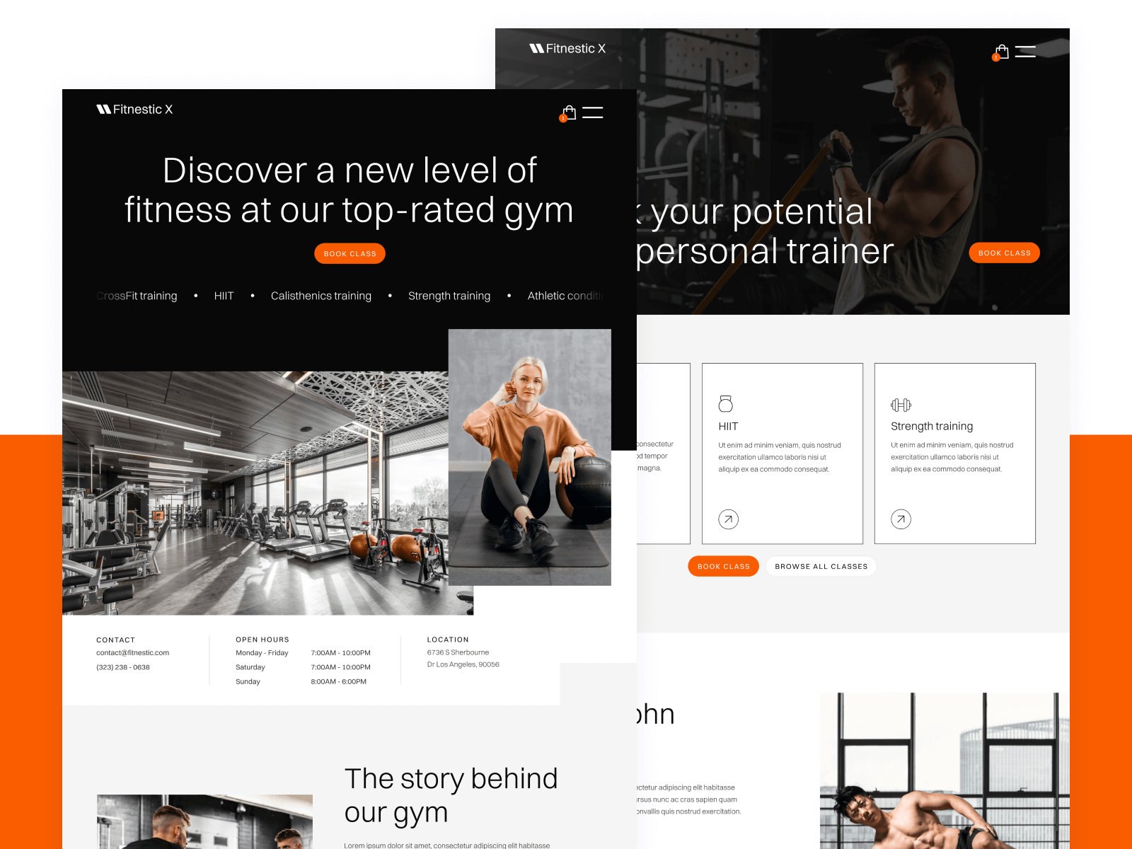 Fitnestic X - Fitness HTML5 Responsive Website Template