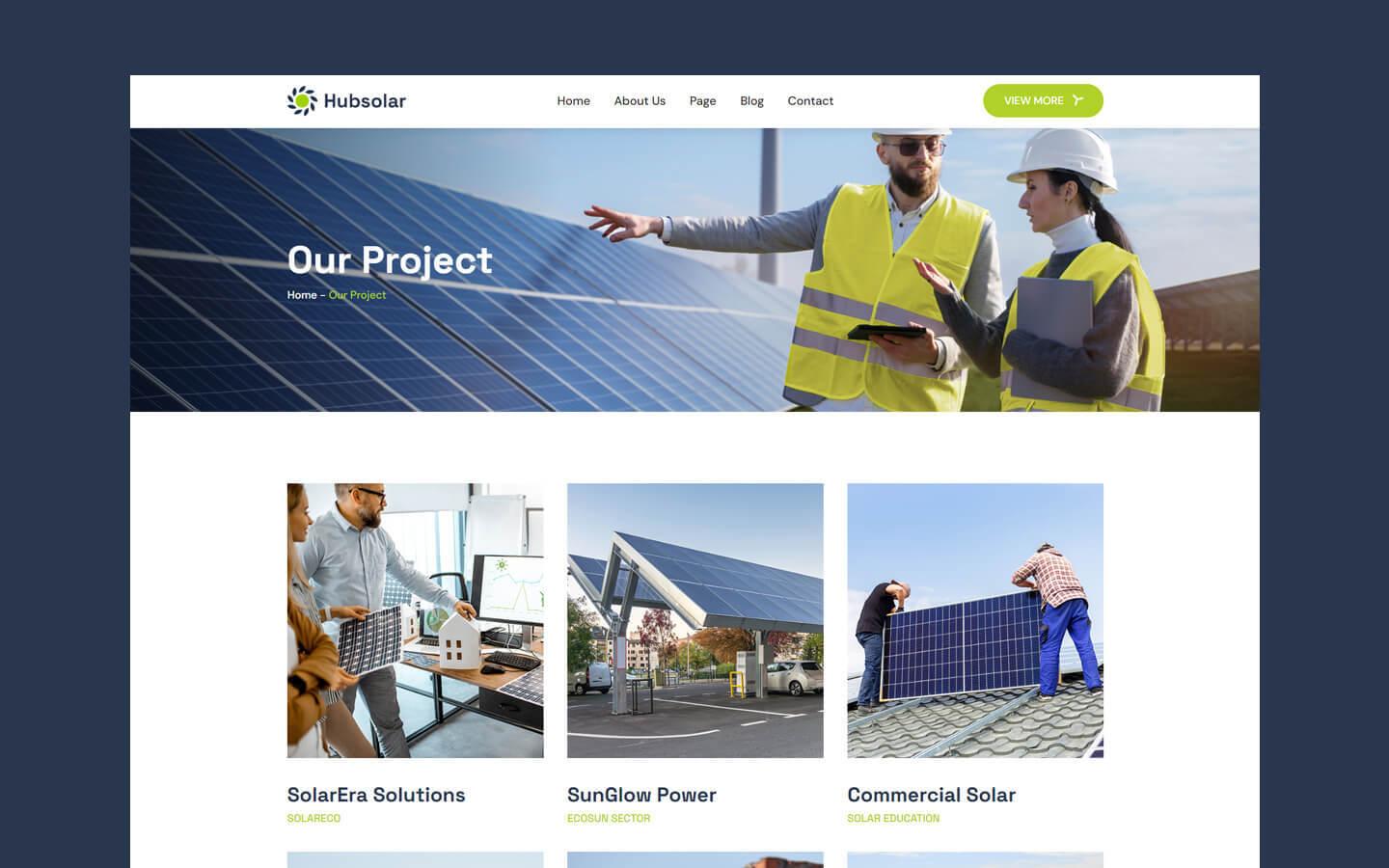Hubsolar - Technology HTML5 Responsive Website Template
