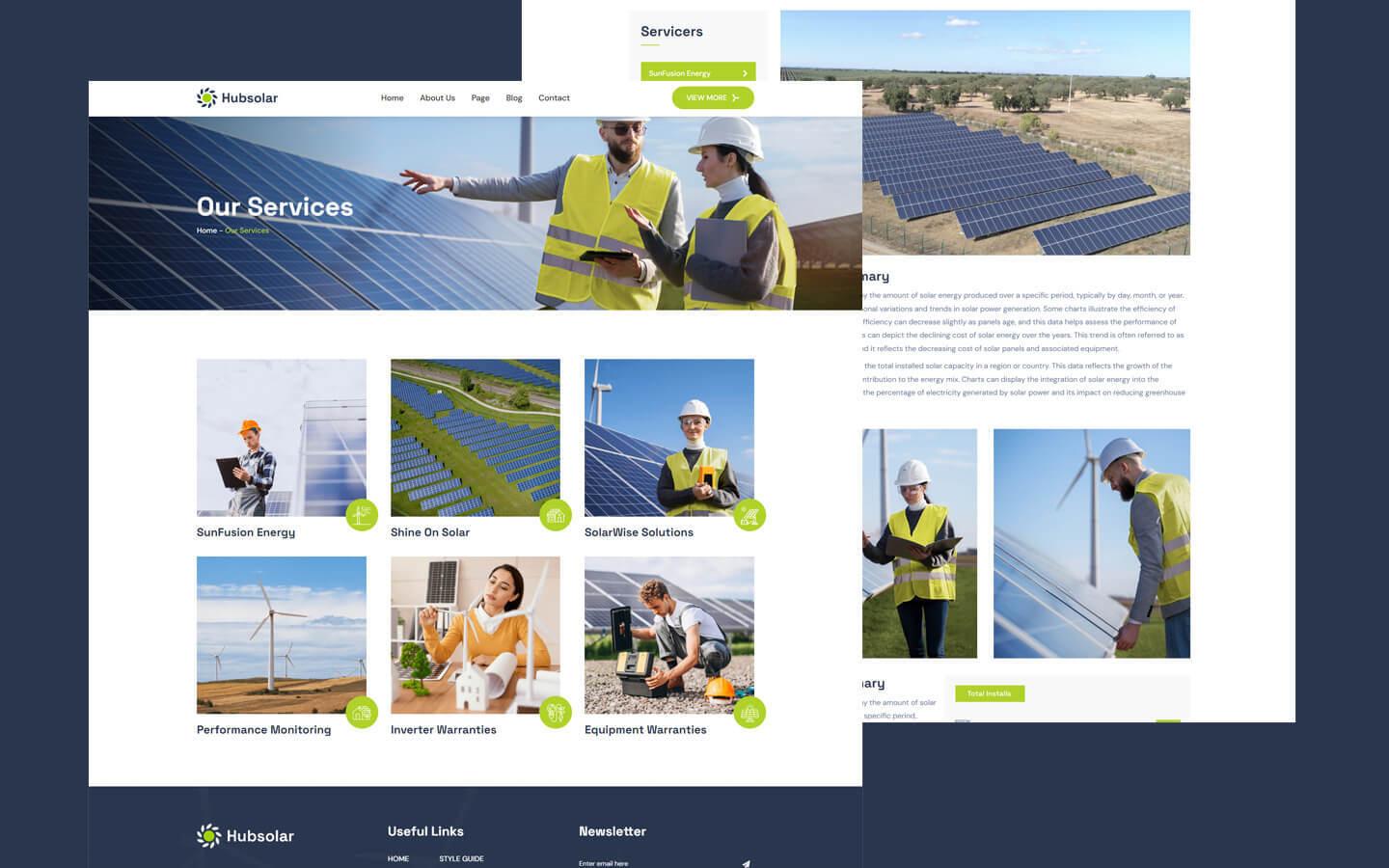 Hubsolar - Technology HTML5 Responsive Website Template