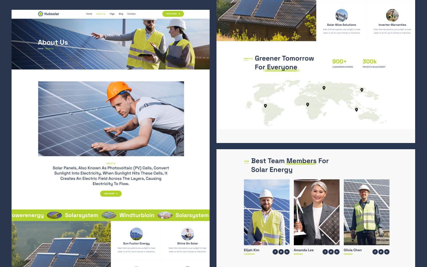 Hubsolar - Technology HTML5 Responsive Website Template