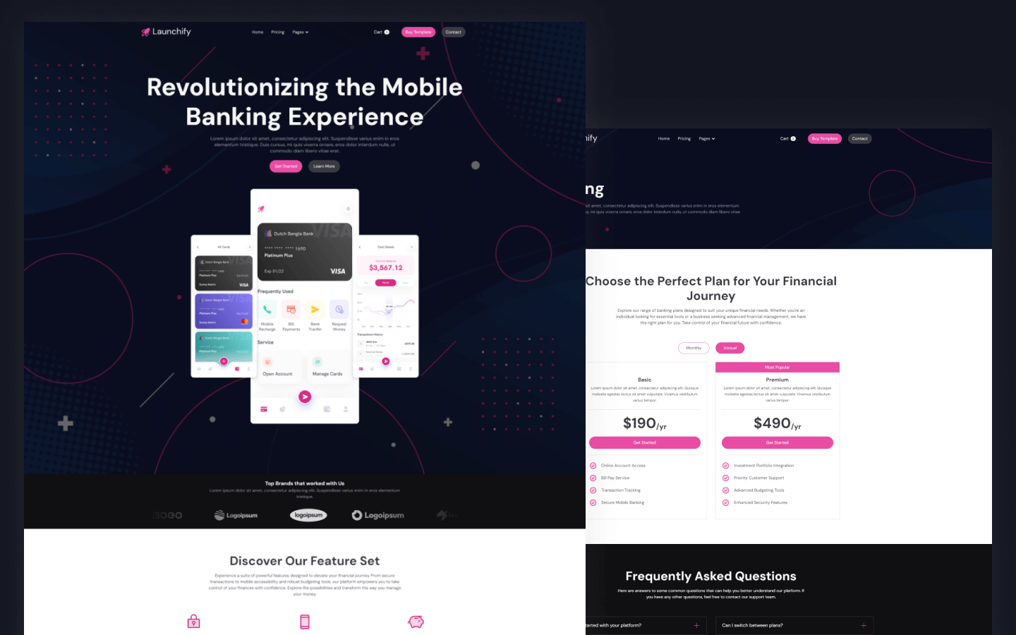 Launchify - App HTML5 Responsive Website Template