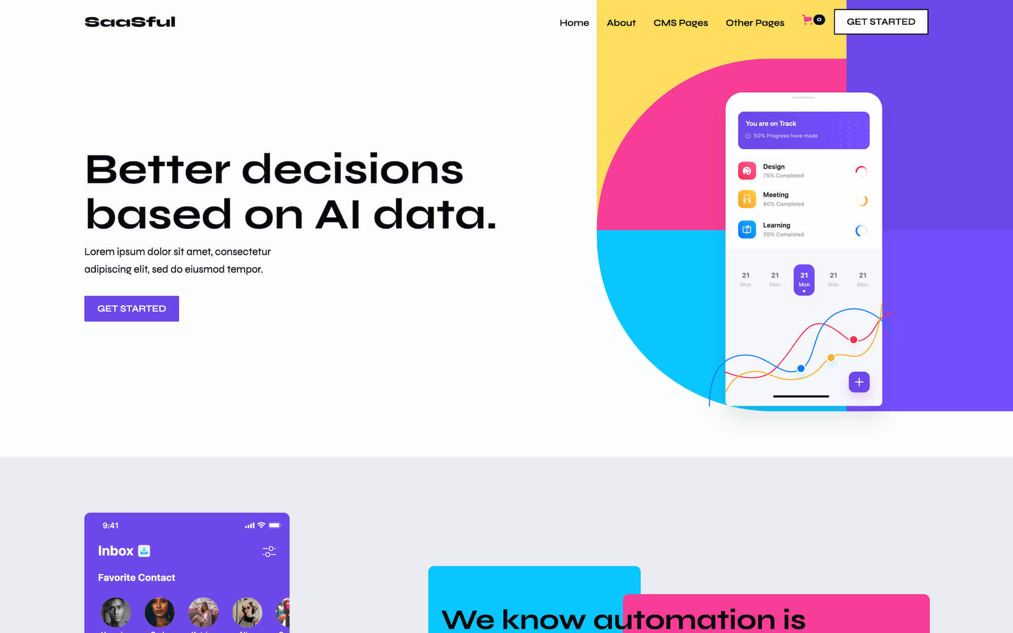 SaaSful - SaaS HTML5 Responsive Website Template