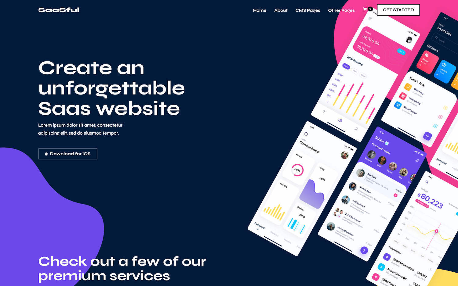 SaaSful - SaaS HTML5 Responsive Website Template